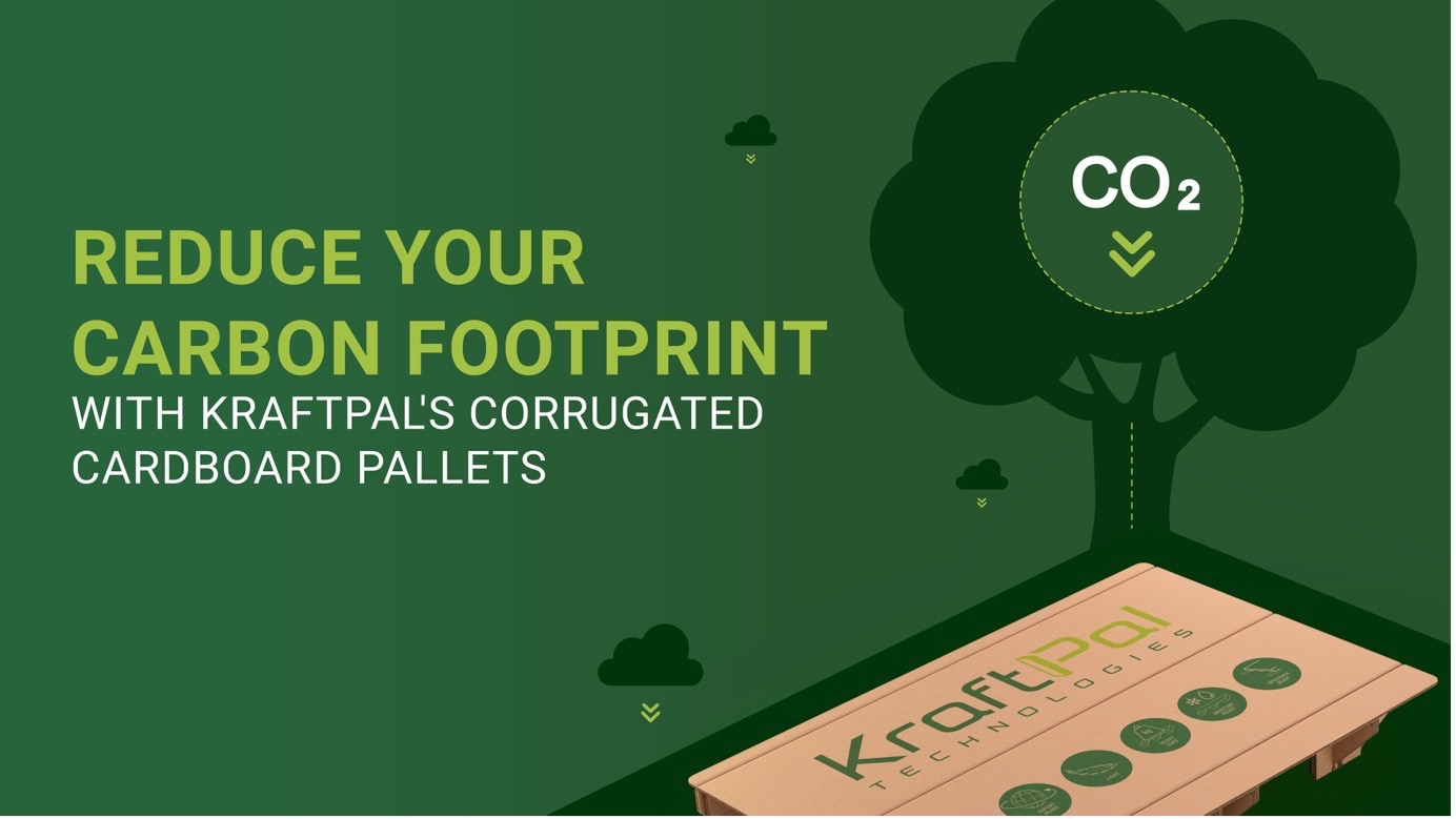 Reduce Your Carbon Footprint up to 80% per pallet with KraftPal | KraftPal